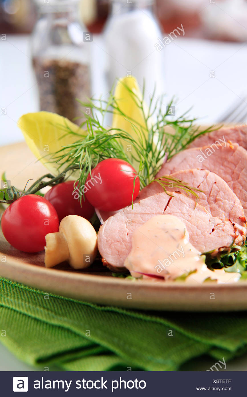 Pork Tenderloin Fine Dining High Resolution Stock Photography and ...