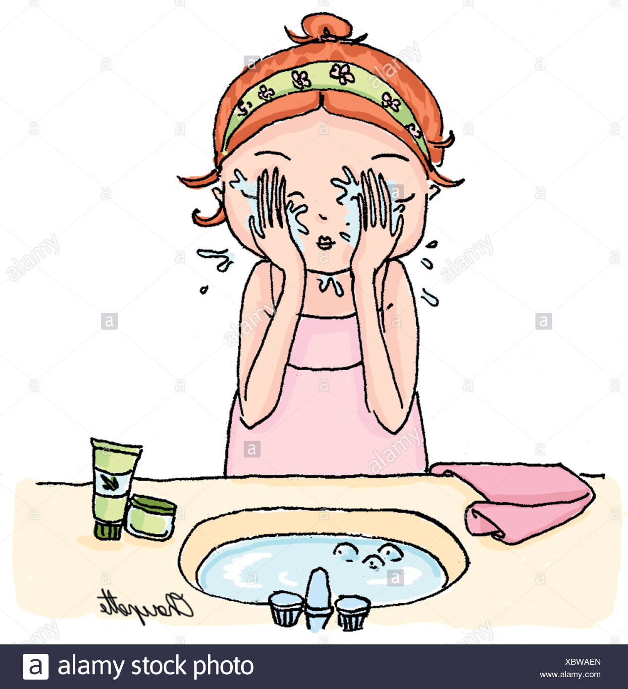 Personal Hygiene Drawings High Resolution Stock Photography and Images ...