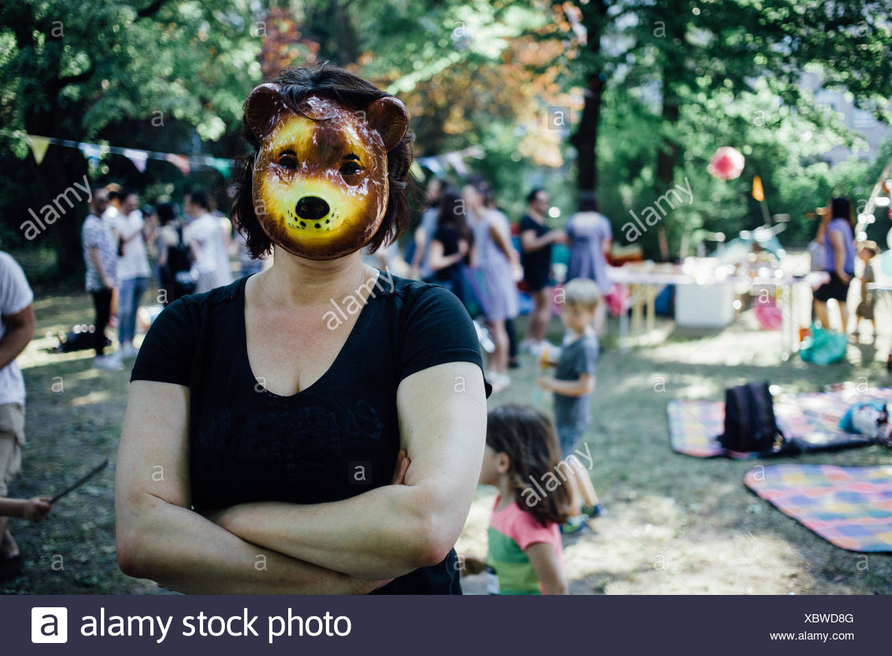 Woman Tiger Face High Resolution Stock Photography and Images - Alamy