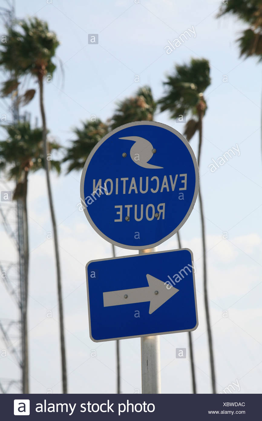 Hurricane Evacuation Route Florida Usa High Resolution Stock ...