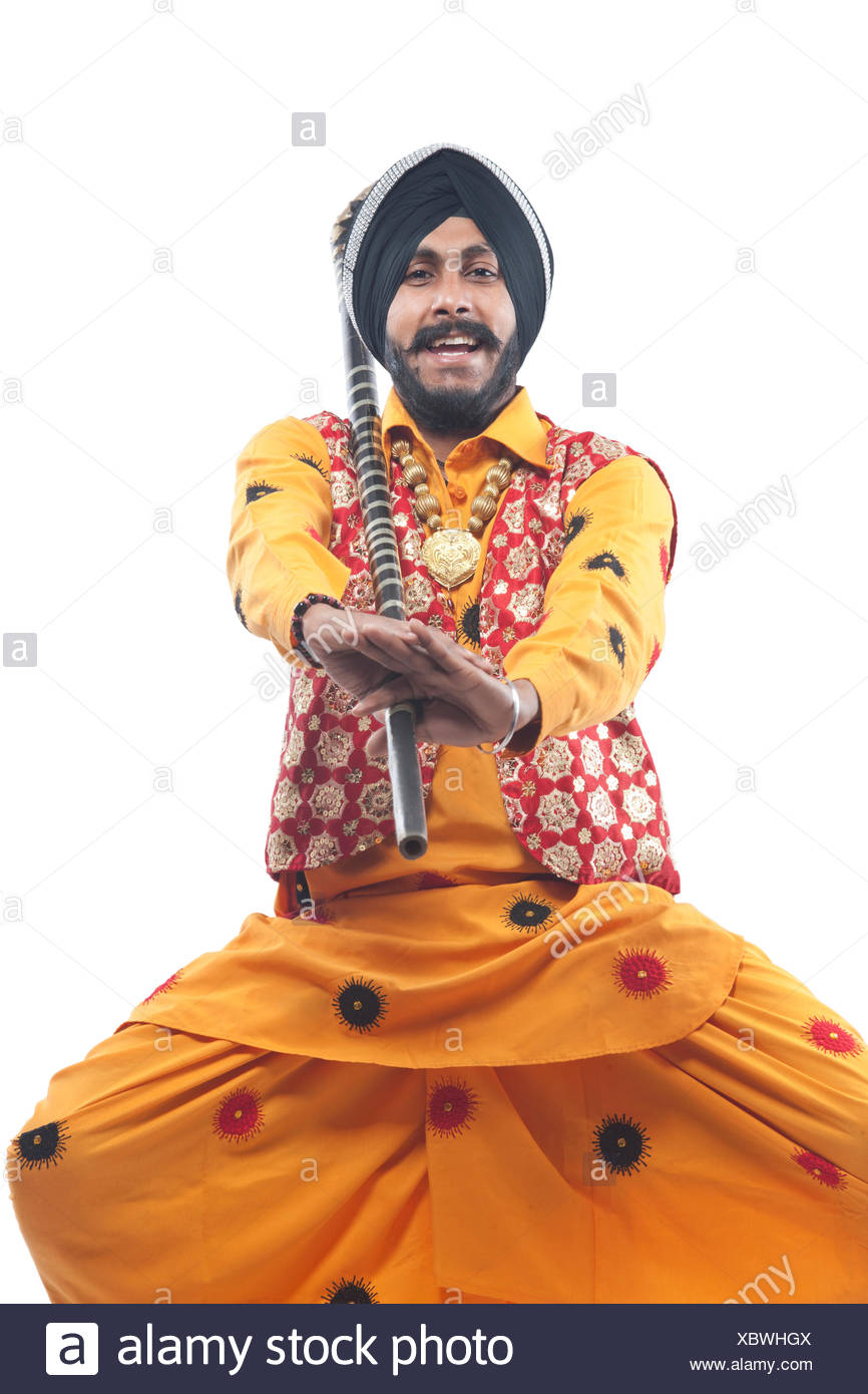 Man With Lathi High Resolution Stock Photography and Images - Alamy