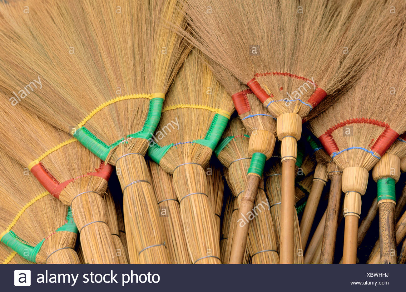 Bamboo Brooms High Resolution Stock Photography and Images - Alamy