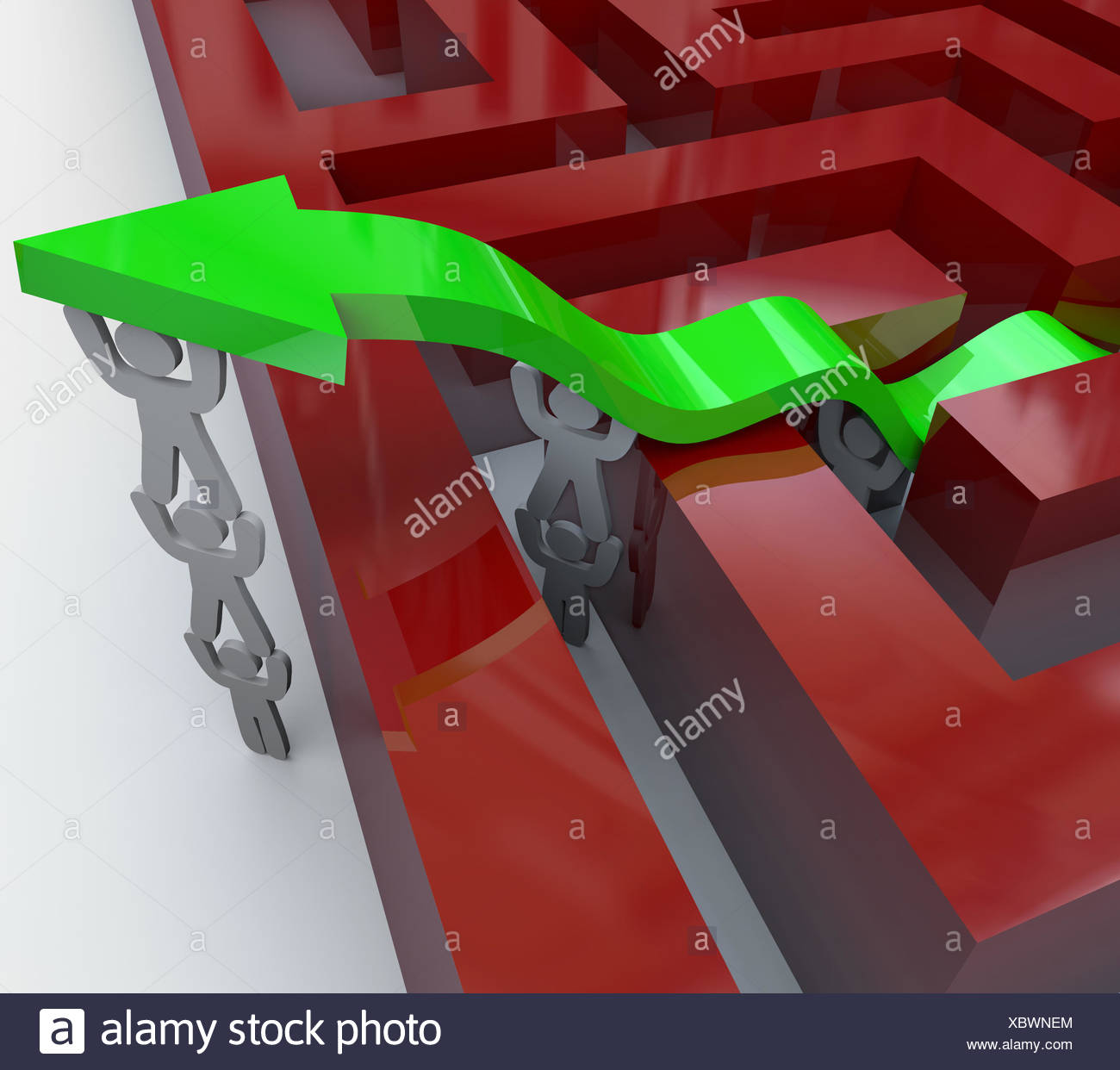 Overcoming Obstacles Man Achieving Success High Resolution Stock ...