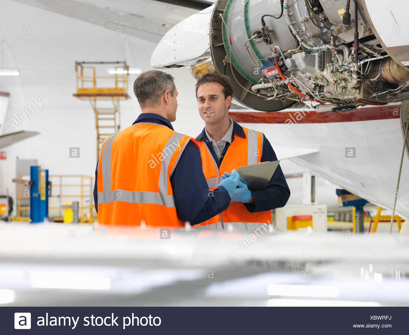 Inspecting Airplane High Resolution Stock Photography and Images - Alamy