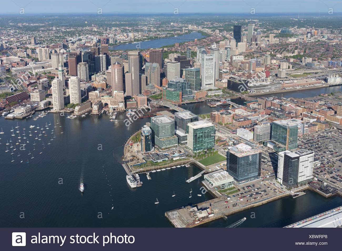 Boston Harbor Aerial Stock Photos & Boston Harbor Aerial Stock Images ...