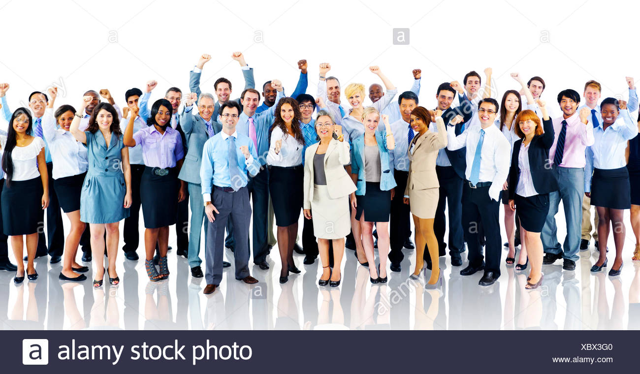 Diverse Crowd Of Business People Stock Photos & Diverse Crowd Of ...