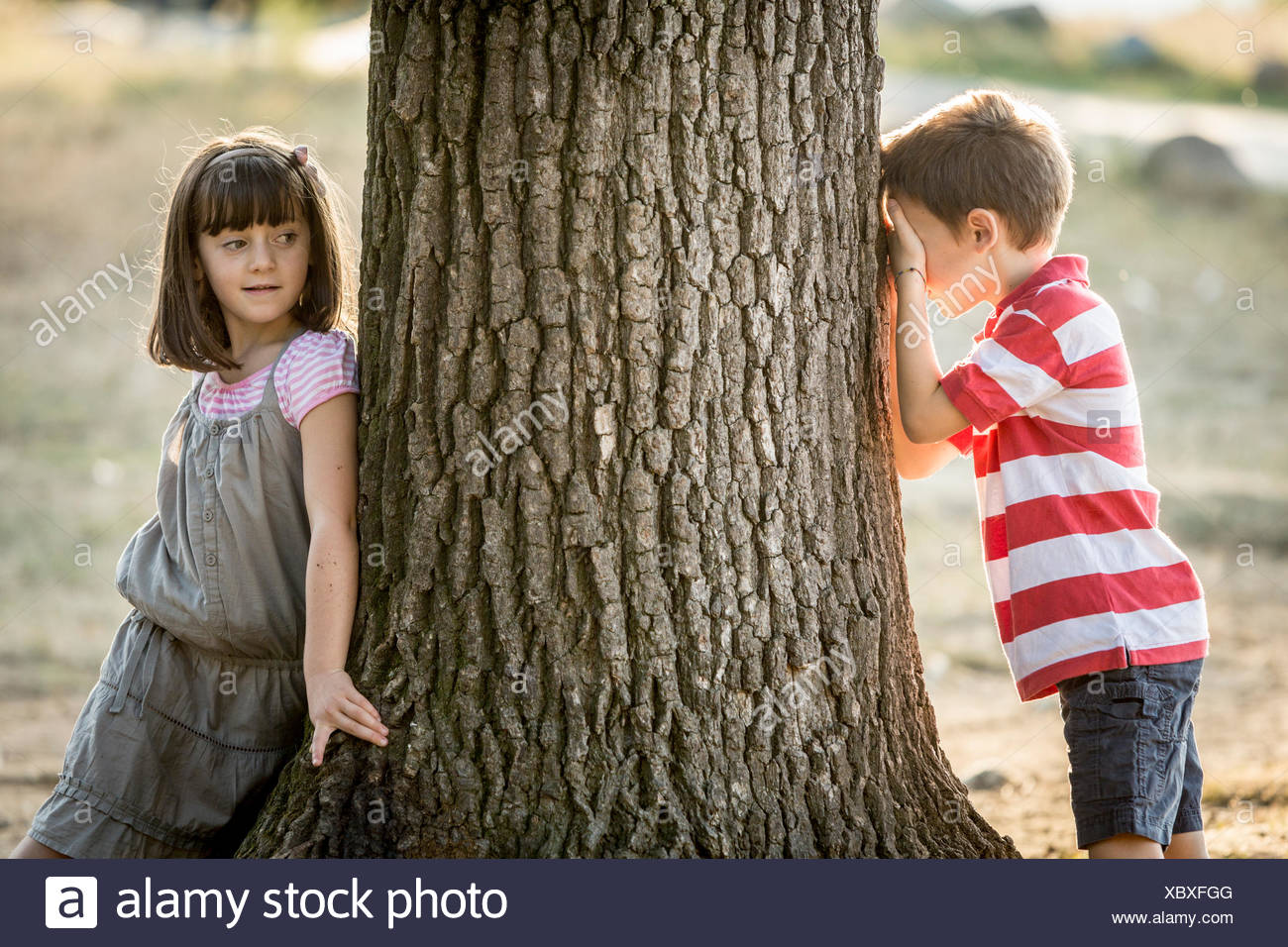 Hide And Seek With Friends Stock Photos & Hide And Seek With Friends Stock Images - Alamy