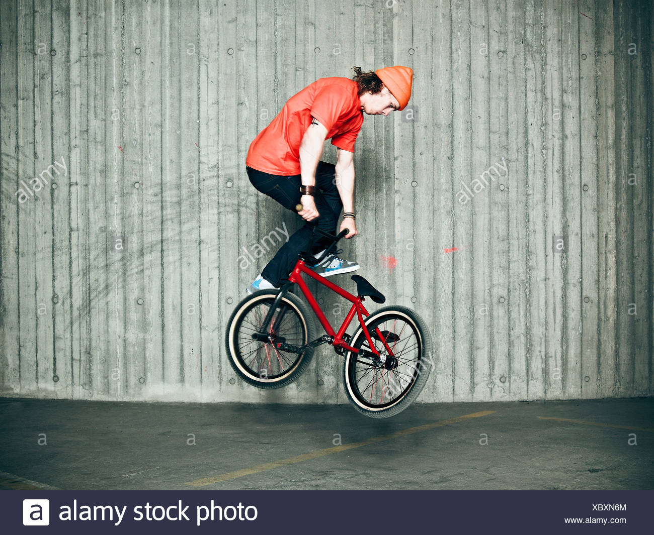 Young Man With Bmx Bicycle High Resolution Stock Photography and Images ...