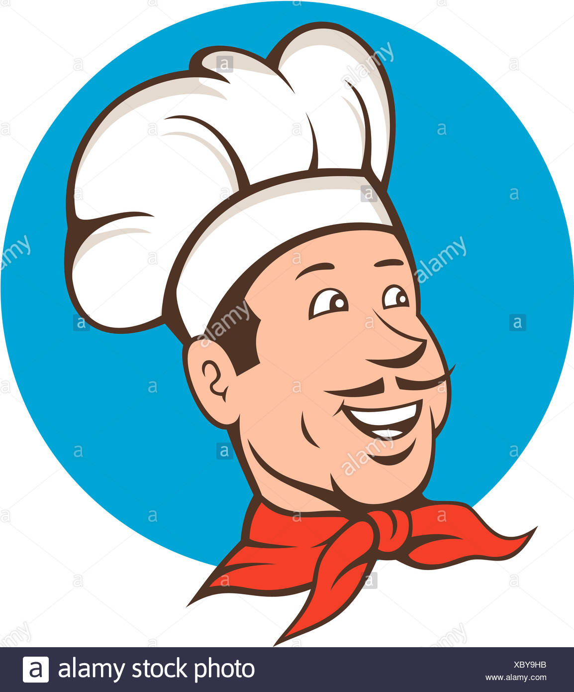 Cartoon Baker Man Smiling Stock Photos & Cartoon Baker Man Smiling ...
