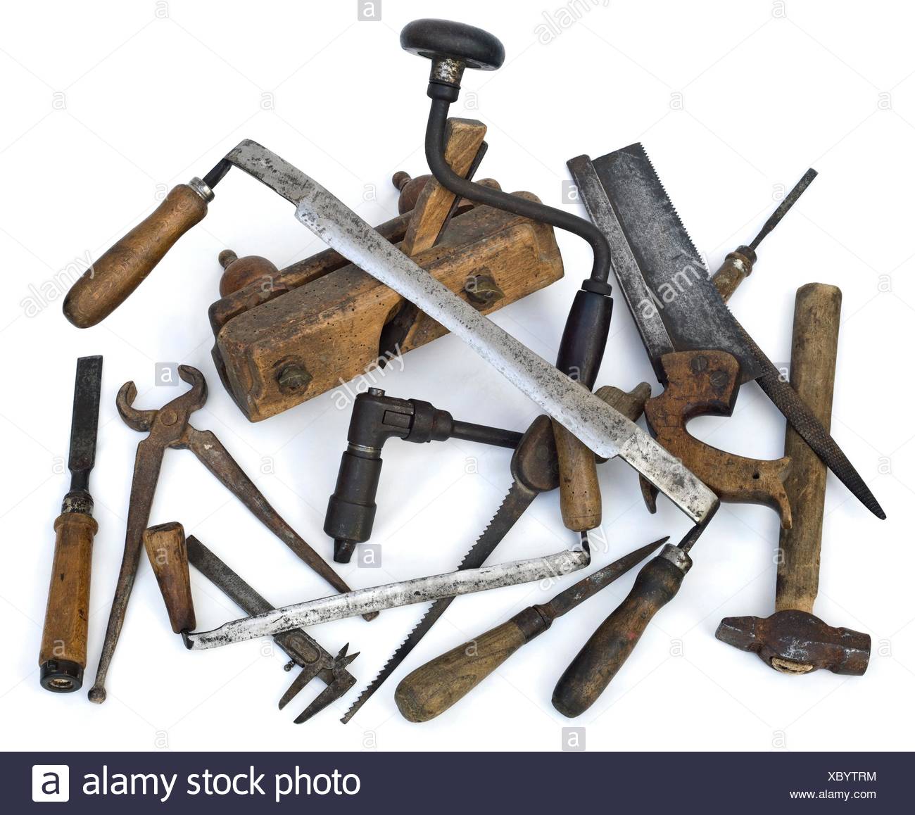 Old Carpenter Tools Planer High Resolution Stock Photography and Images ...