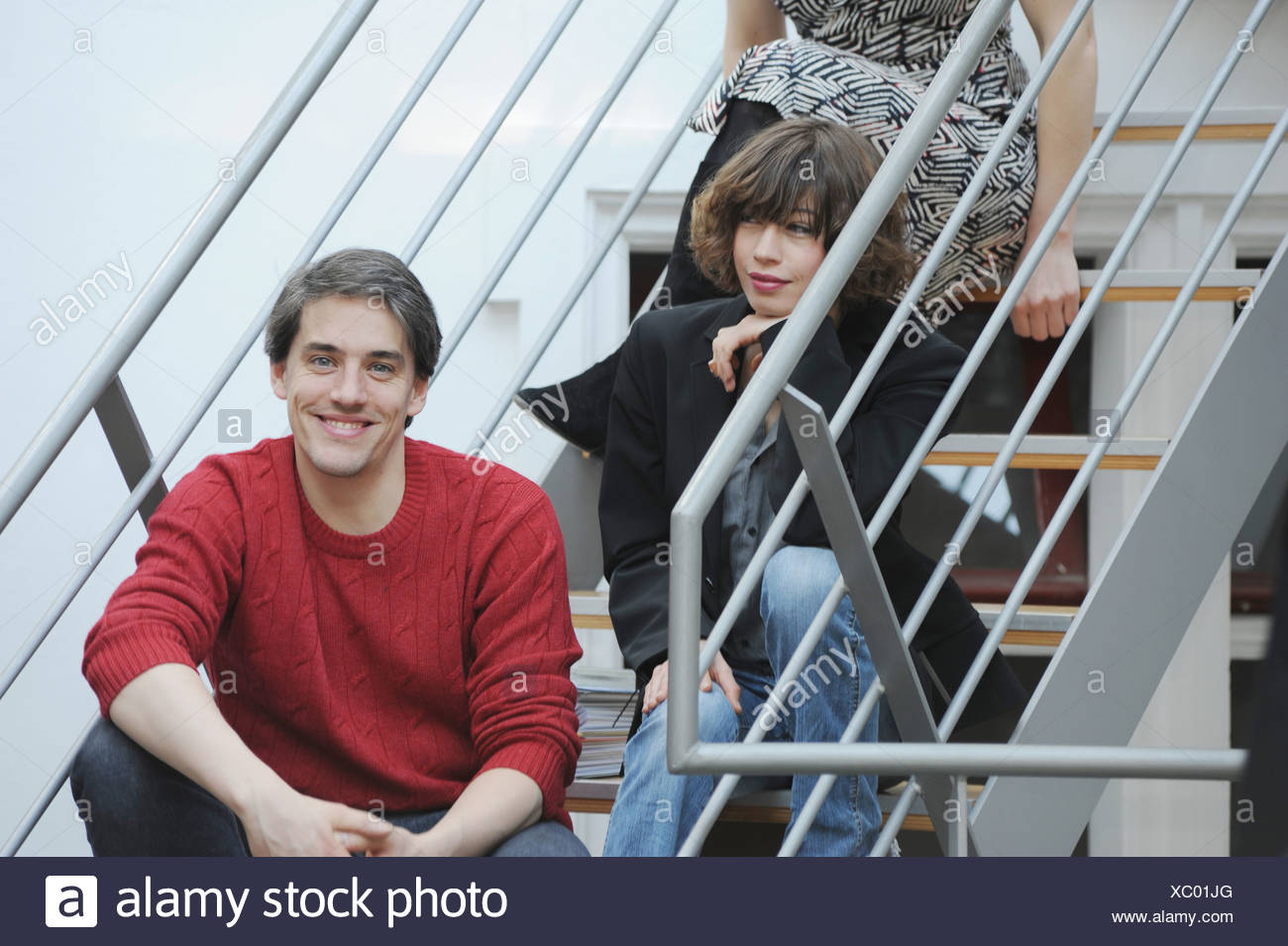 Office Stairs People High Resolution Stock Photography and Images - Alamy