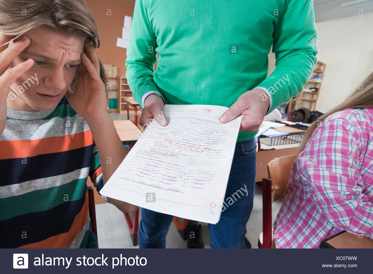 Sad Teacher Classroom High Resolution Stock Photography and Images - Alamy