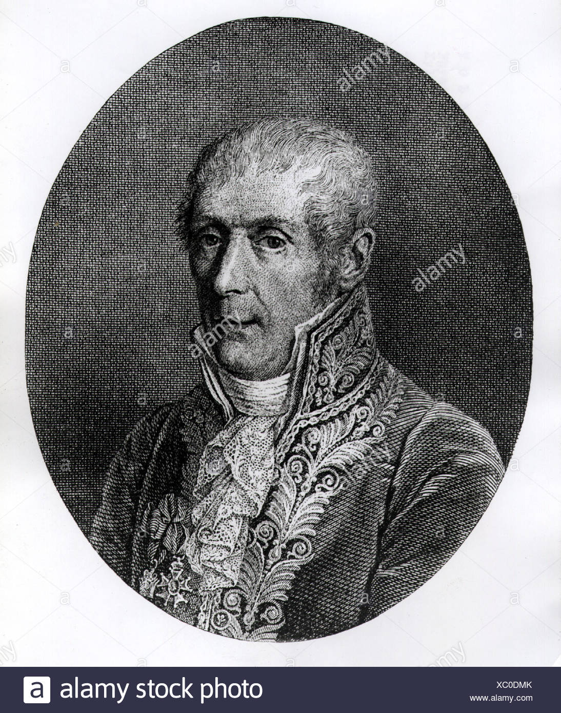 Alessandro Volta 1745 1827 Italian Physicist High Resolution Stock ...