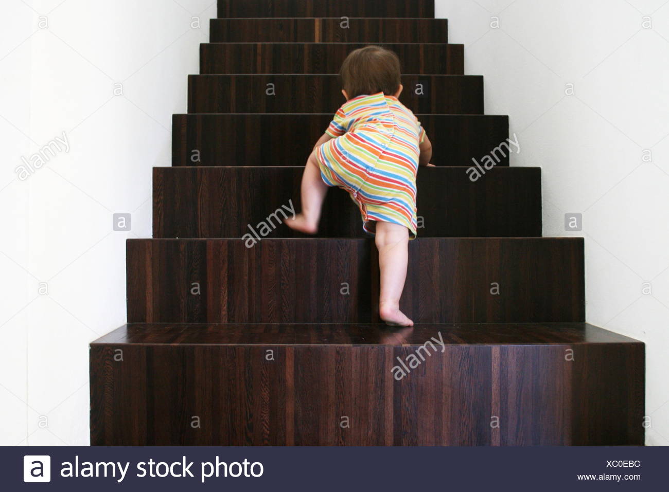 Baby Climbing Stairs High Resolution Stock Photography and Images - Alamy