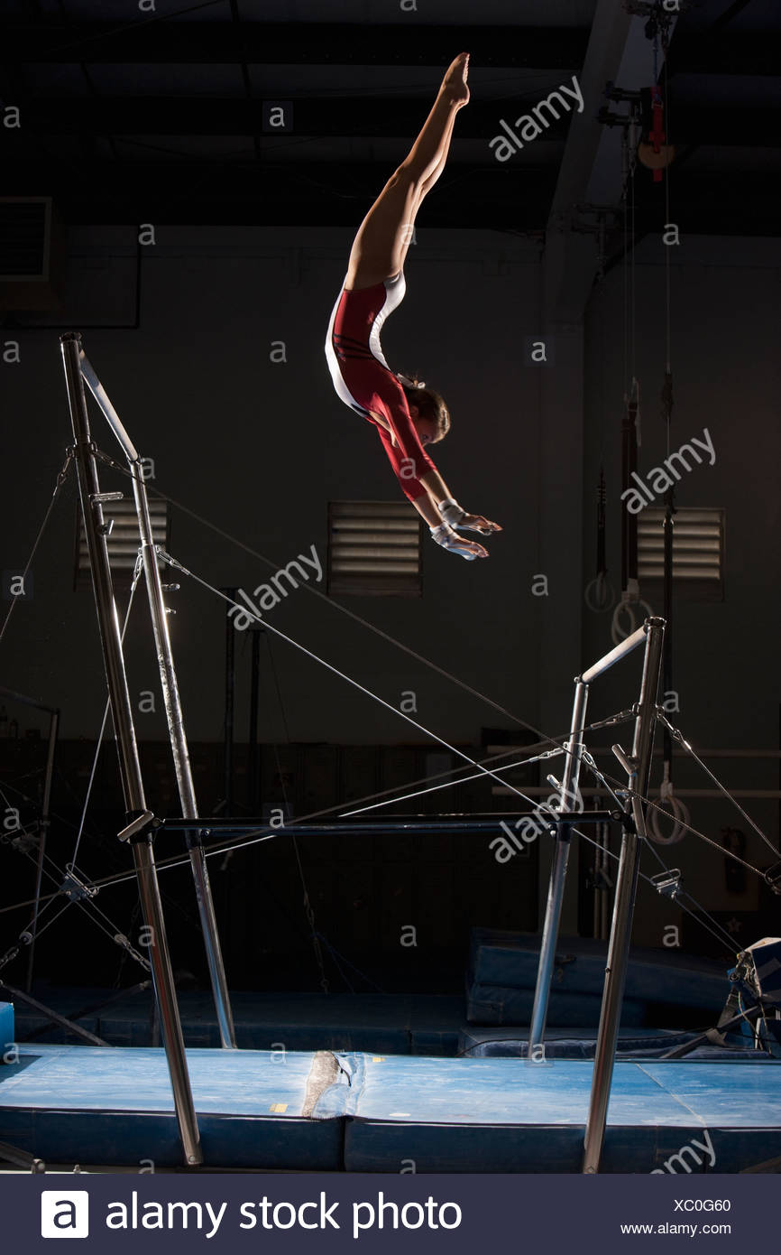 Gymnast Handstand Vertical High Resolution Stock Photography and Images ...