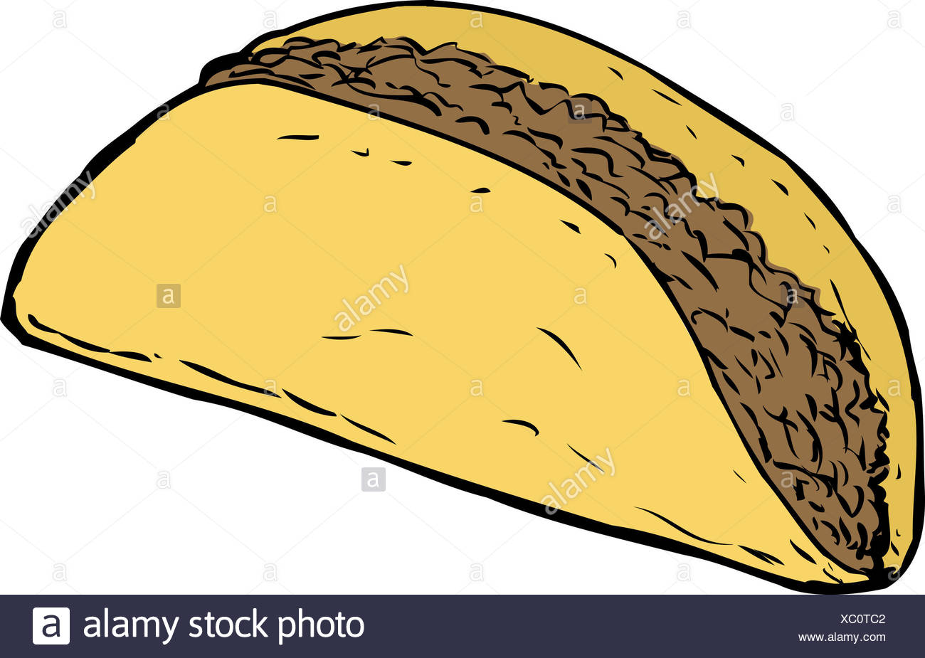 Freehand Drawn Cartoon Meat Stock Photos & Freehand Drawn Cartoon Meat ...