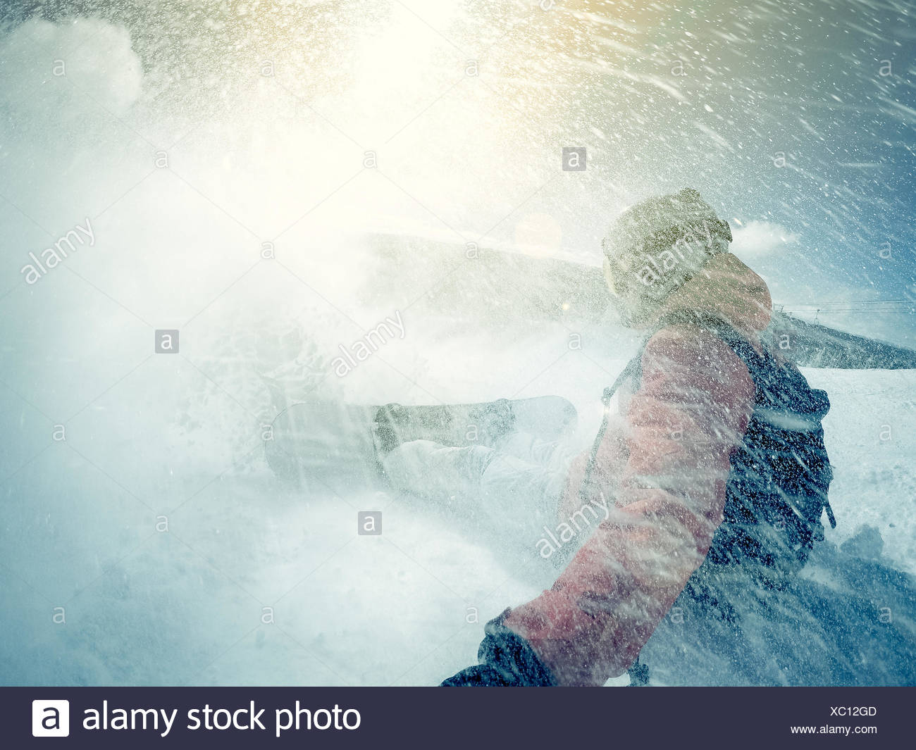 Snowboarder Falling Stock Photos & Snowboarder Falling Stock Images - Alamy