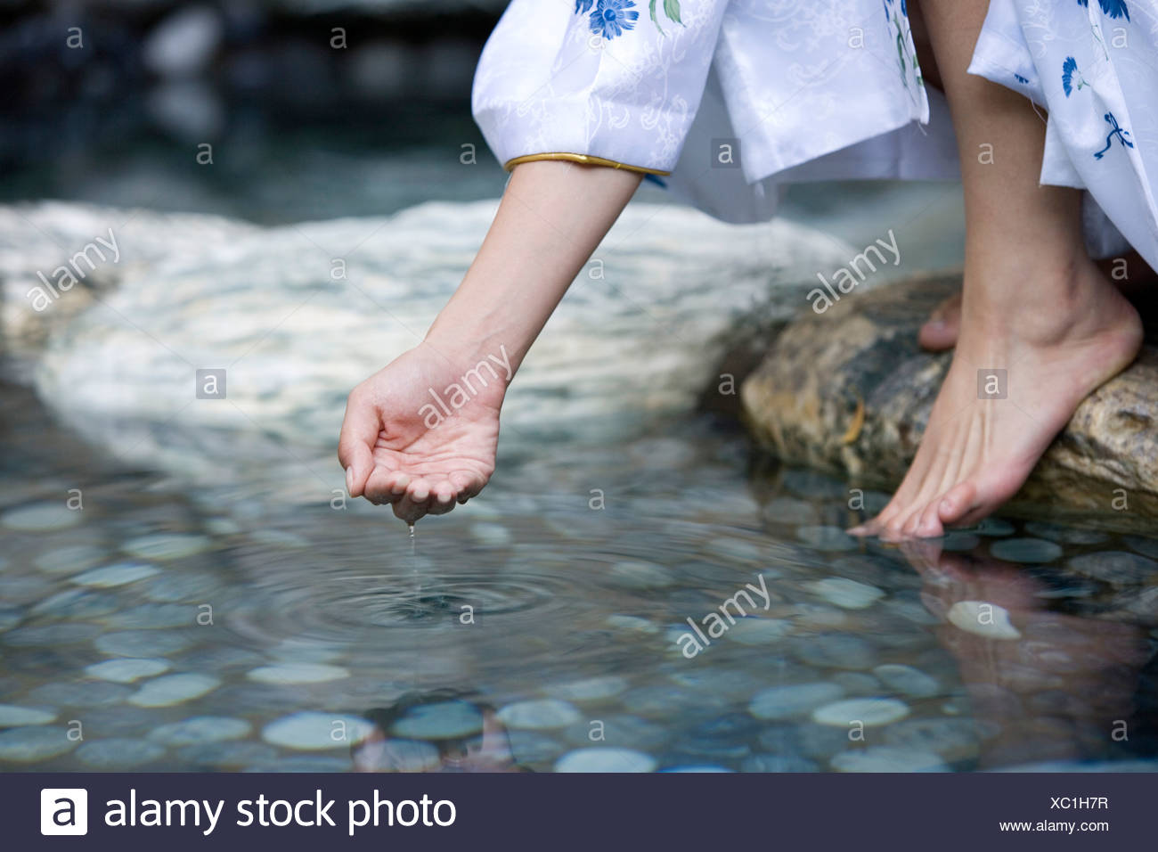 Japanese Hot Spring Woman High Resolution Stock Photography and Images ...