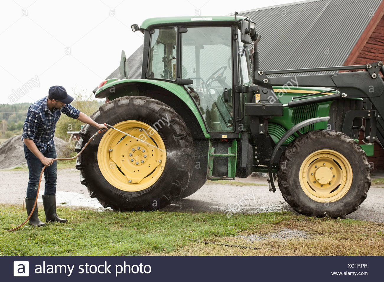 Washing Tractor High Resolution Stock Photography and Images - Alamy