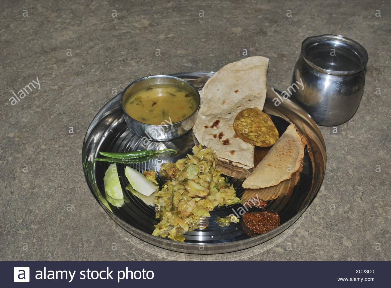 Indian Thaali High Resolution Stock Photography and Images - Alamy