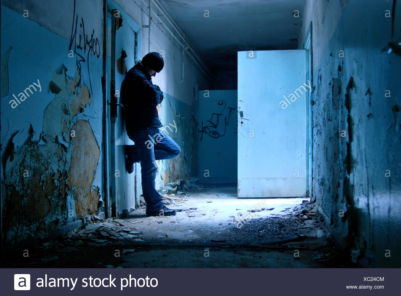 Creepy Man By House Stock Photos & Creepy Man By House Stock Images - Alamy