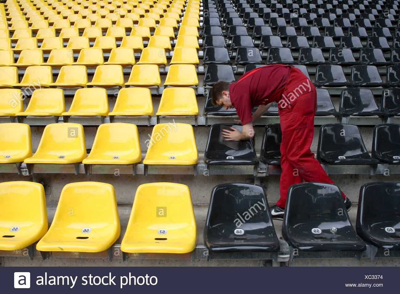 Cleaning Stadium High Resolution Stock Photography and Images - Alamy