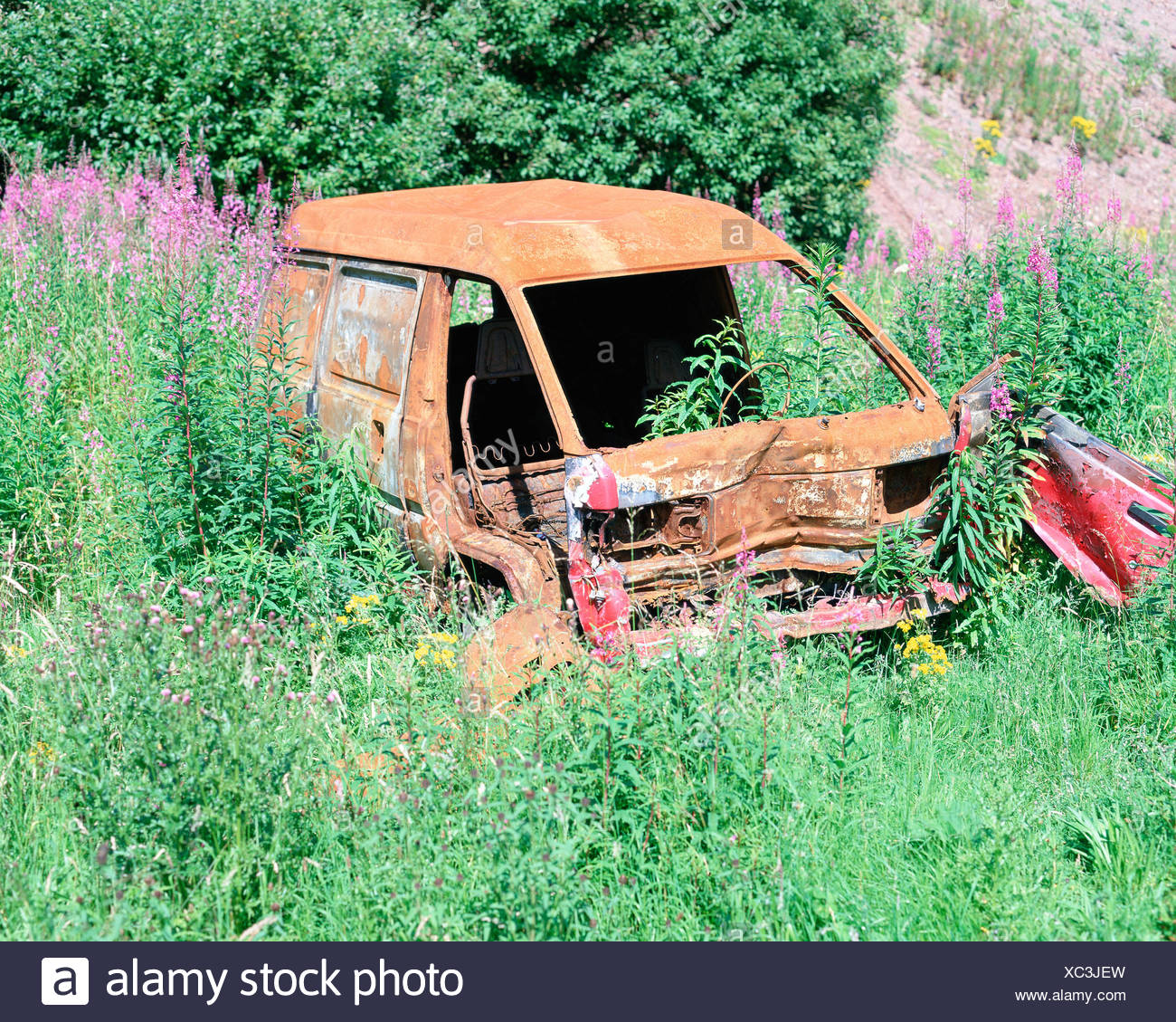 Abandoned Van High Resolution Stock Photography and Images - Alamy