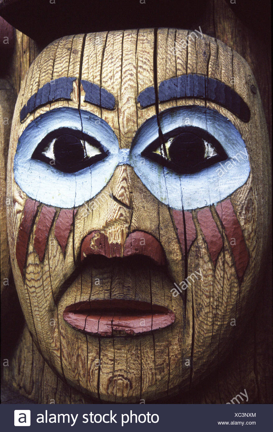 Totem Pole Face Stock Photos & Totem Pole Face Stock Images - Alamy