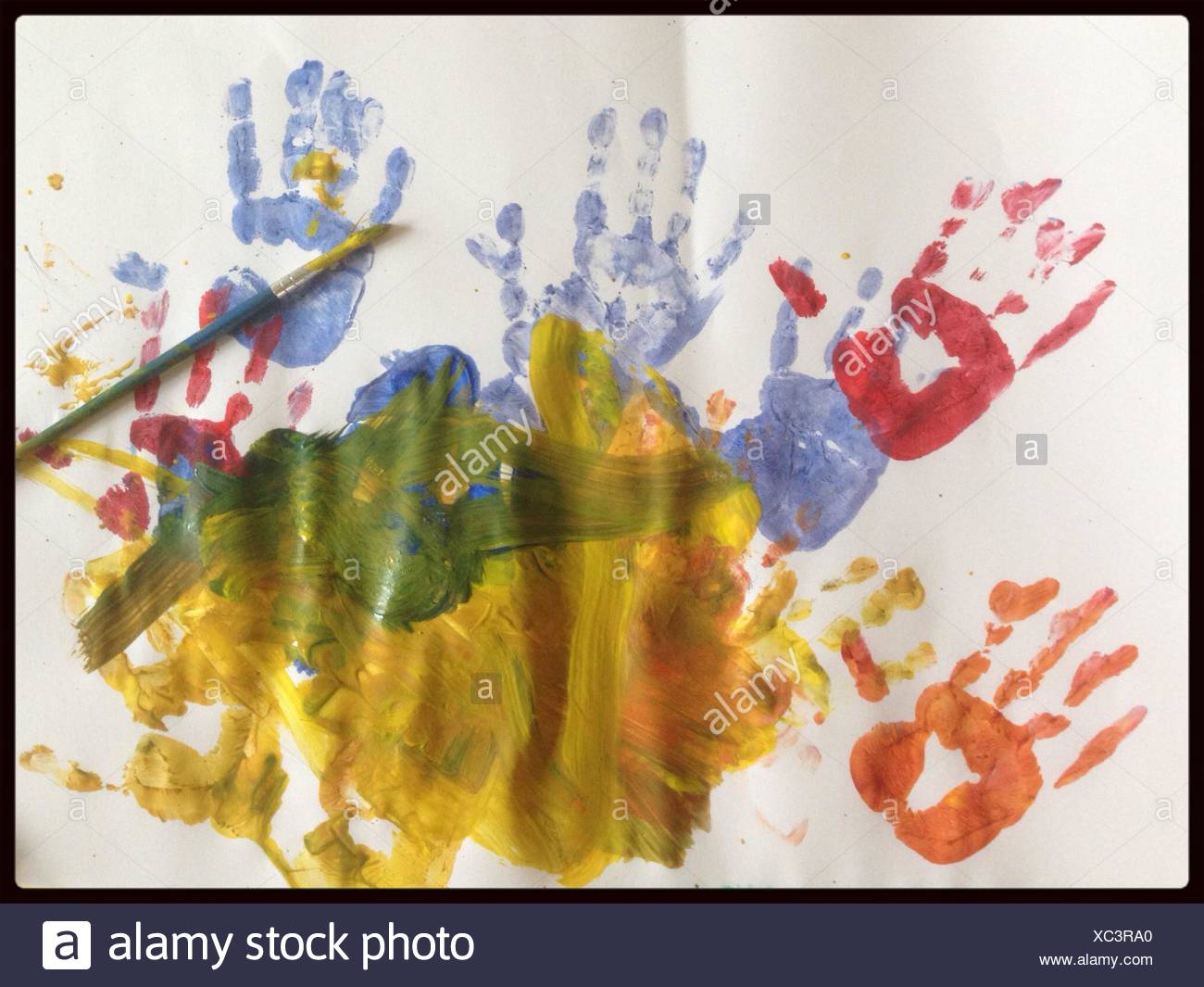 Handprints Wall High Resolution Stock Photography and Images - Alamy
