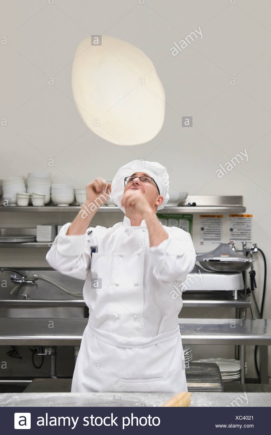 Throwing Pizza Dough High Resolution Stock Photography and Images - Alamy