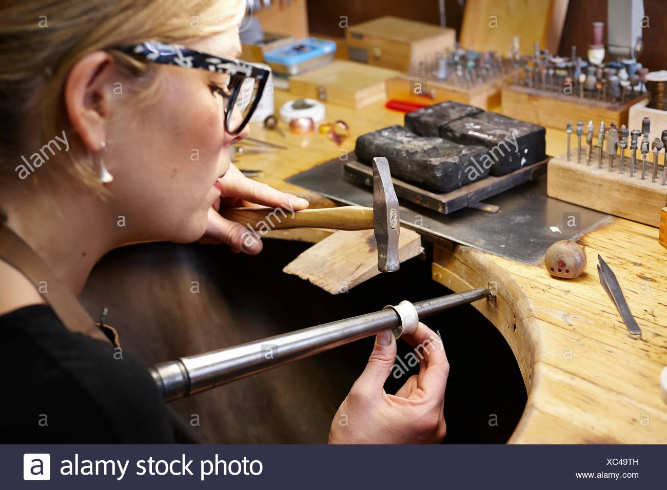Goldsmith Hammer Stock Photos & Goldsmith Hammer Stock Images - Alamy