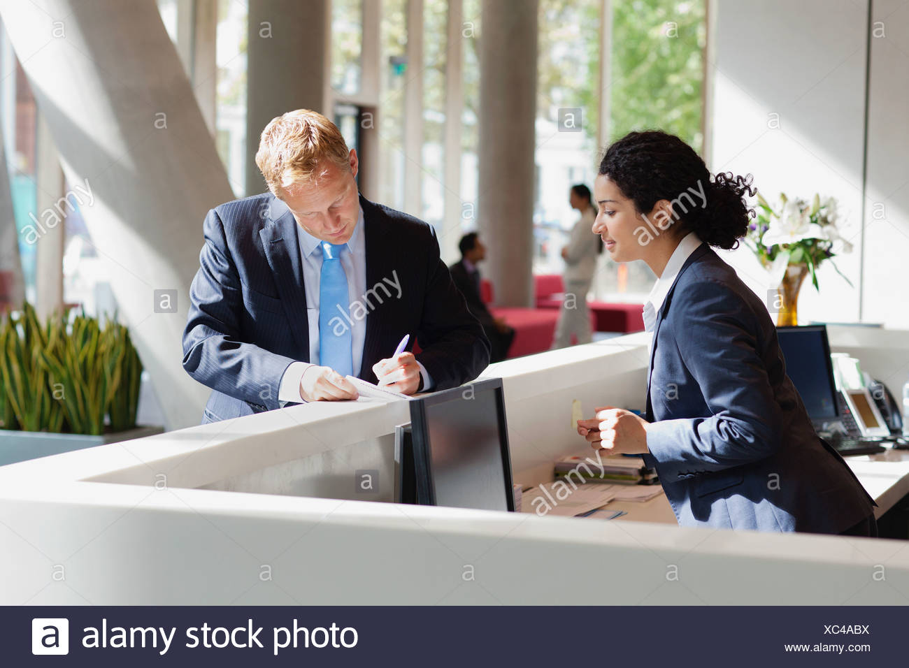 Reception Worker High Resolution Stock Photography and Images - Alamy