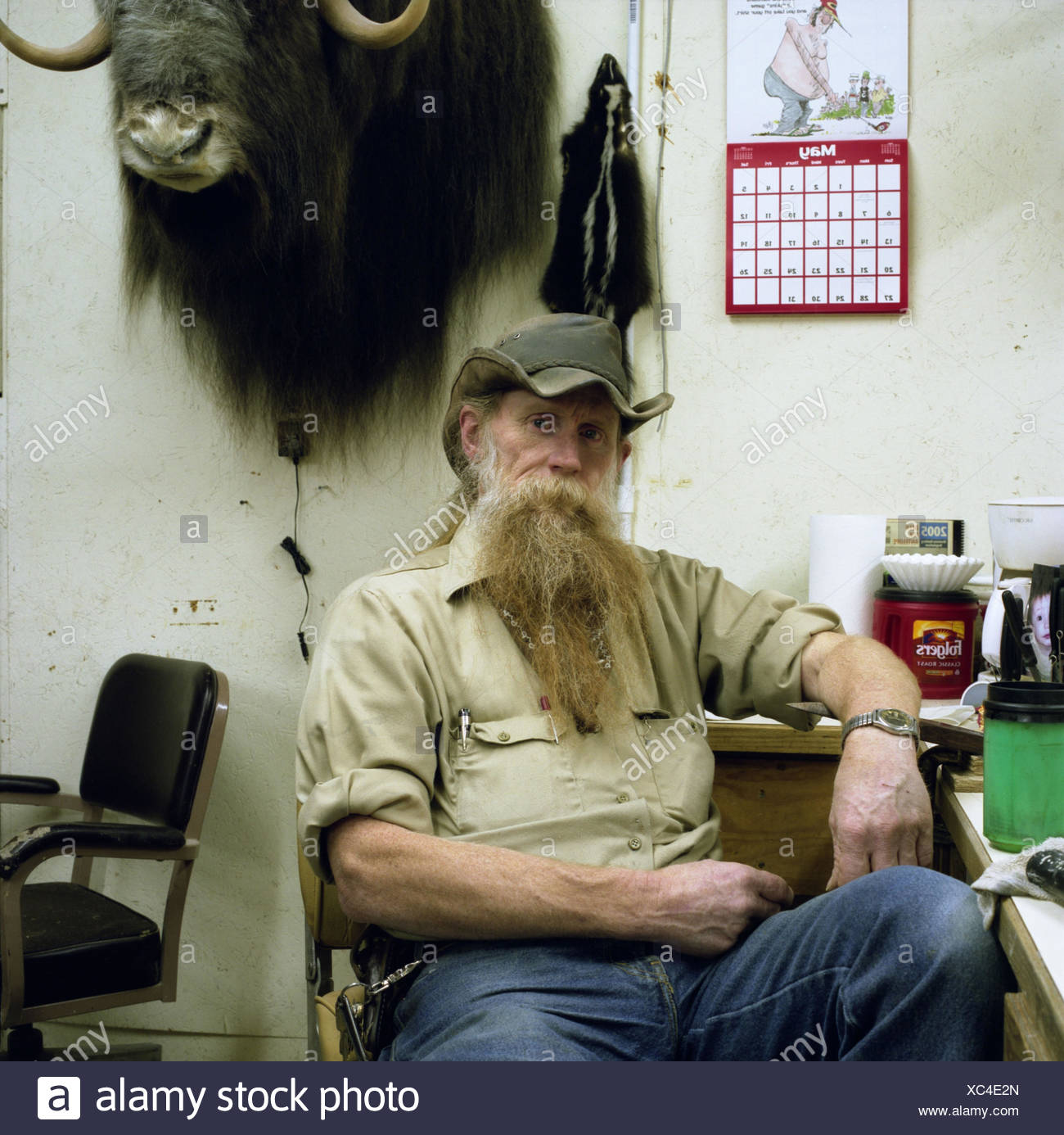Beard Seated High Resolution Stock Photography and Images - Alamy