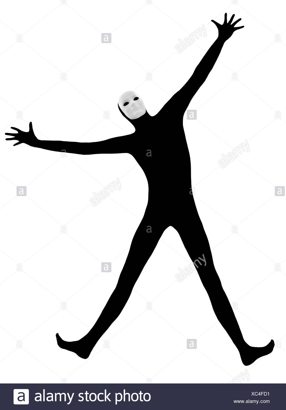 Mime Mask Silhouette Stock Photos & Mime Mask Silhouette Stock Images ...