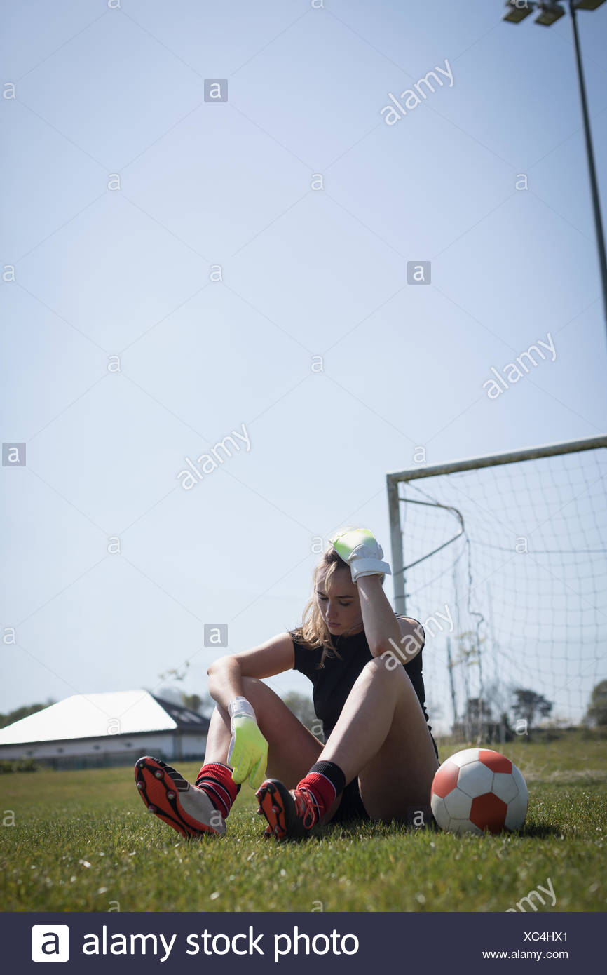 Tired Soccer Player High Resolution Stock Photography and Images - Alamy