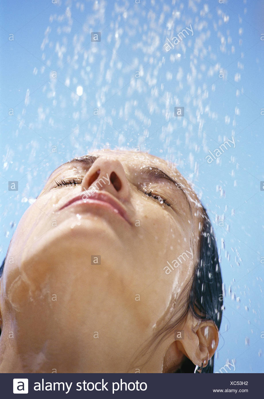 Woman Showering Outside High Resolution Stock Photography and Images ...