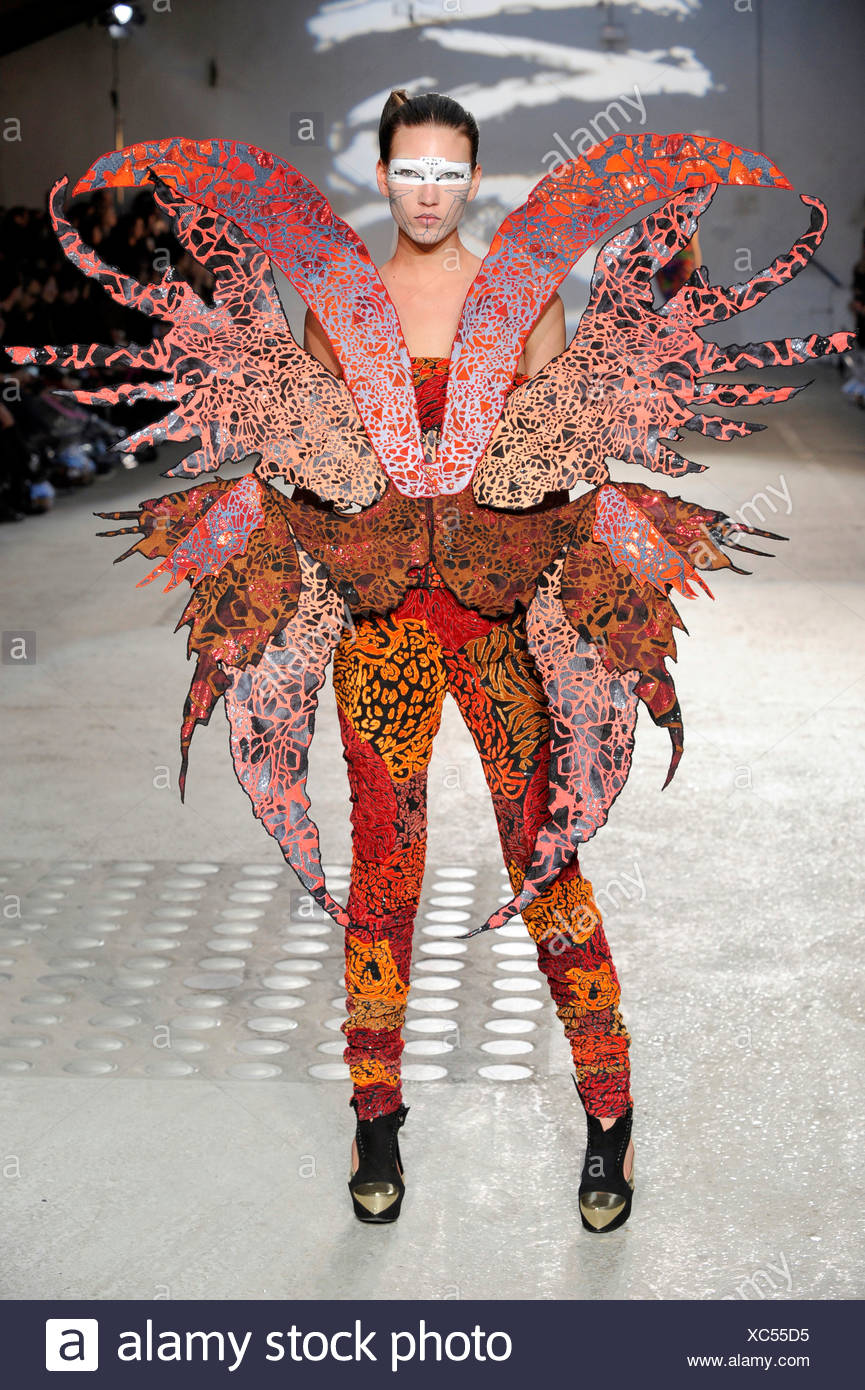 Woman Wearing A Bizarre Outfit High Resolution Stock Photography and ...