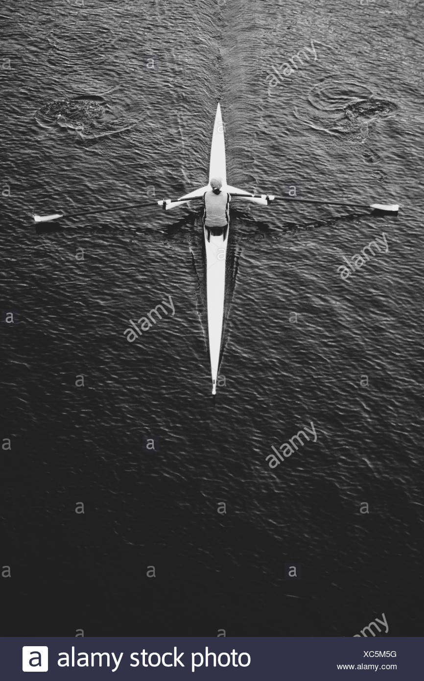 Scull Into Water Black and White Stock Photos & Images - Alamy