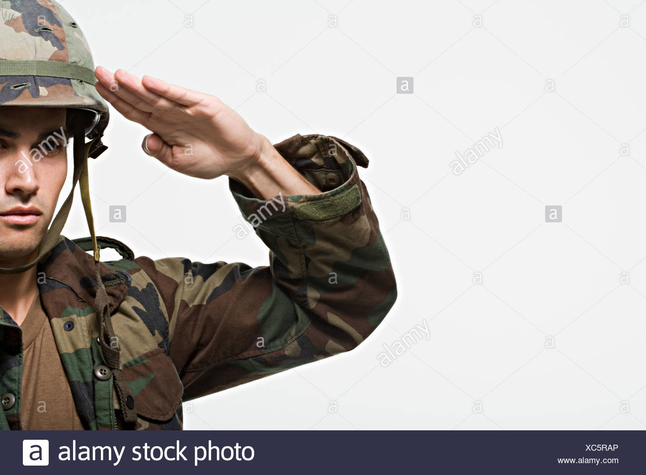 Person Saluting Soldier Standing Stock Photos & Person Saluting Soldier ...