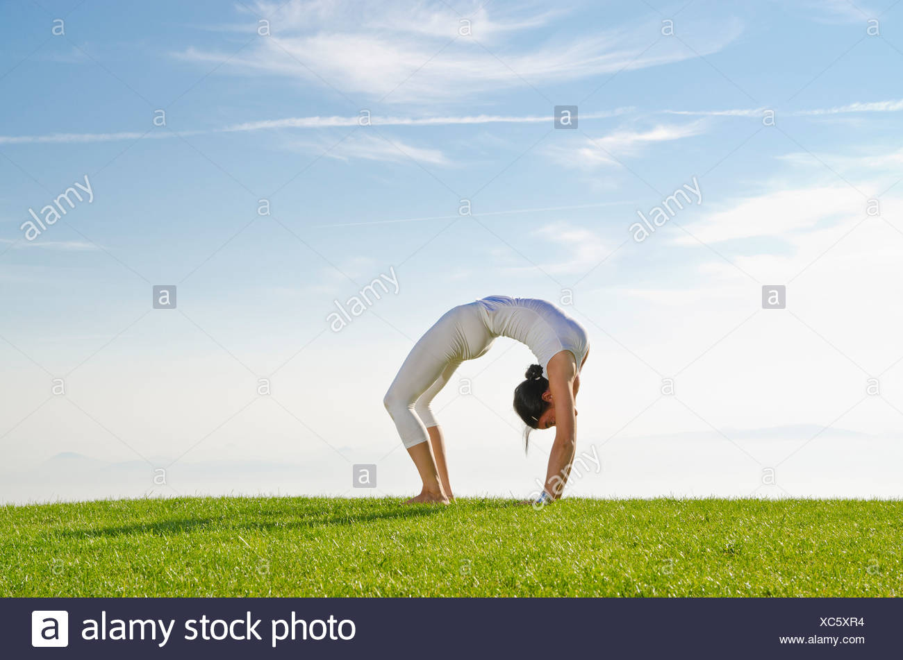 Full Wheel Pose High Resolution Stock Photography and Images - Alamy