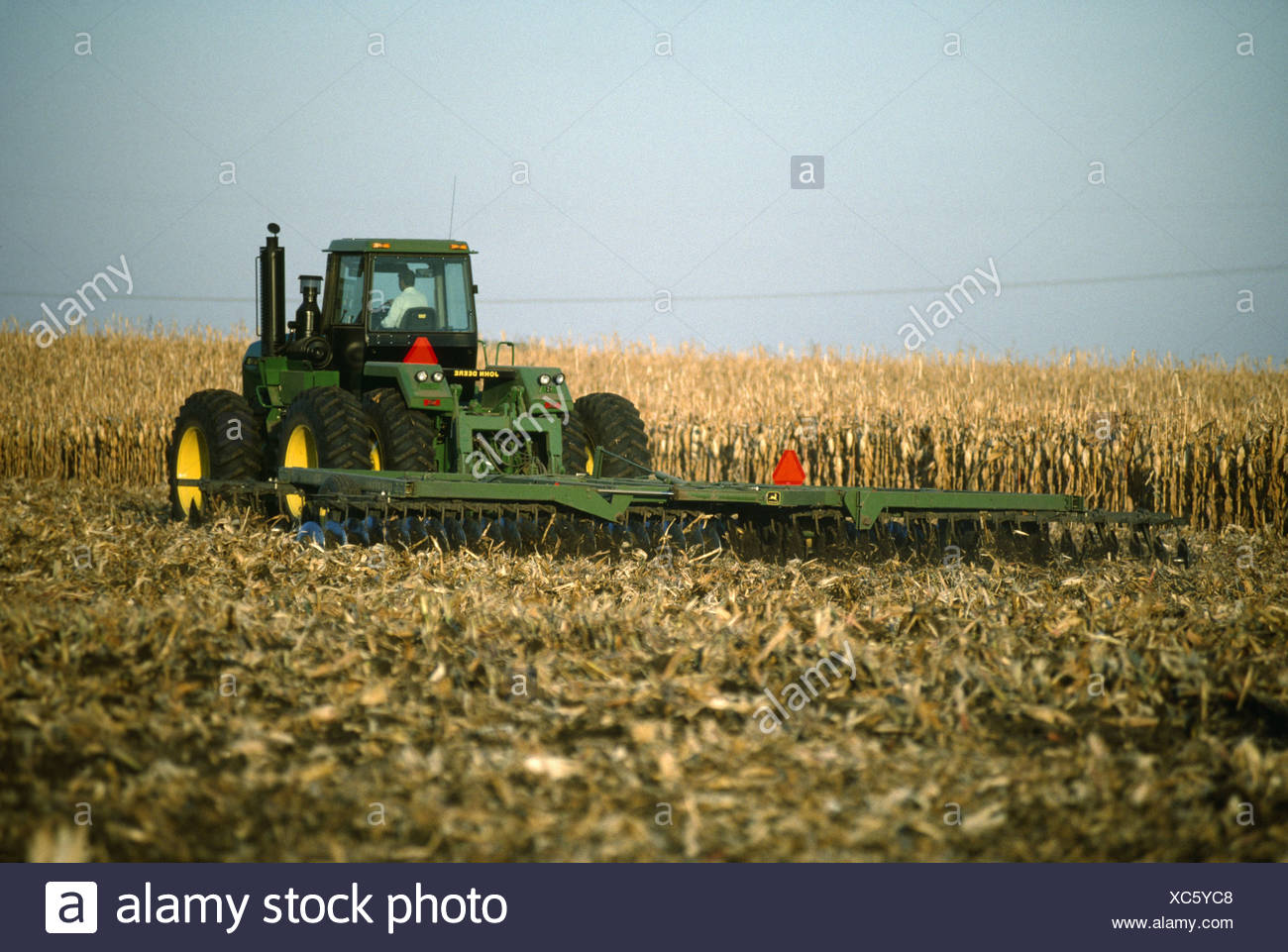 Corn Stalks Agriculture Tractor High Resolution Stock Photography and ...