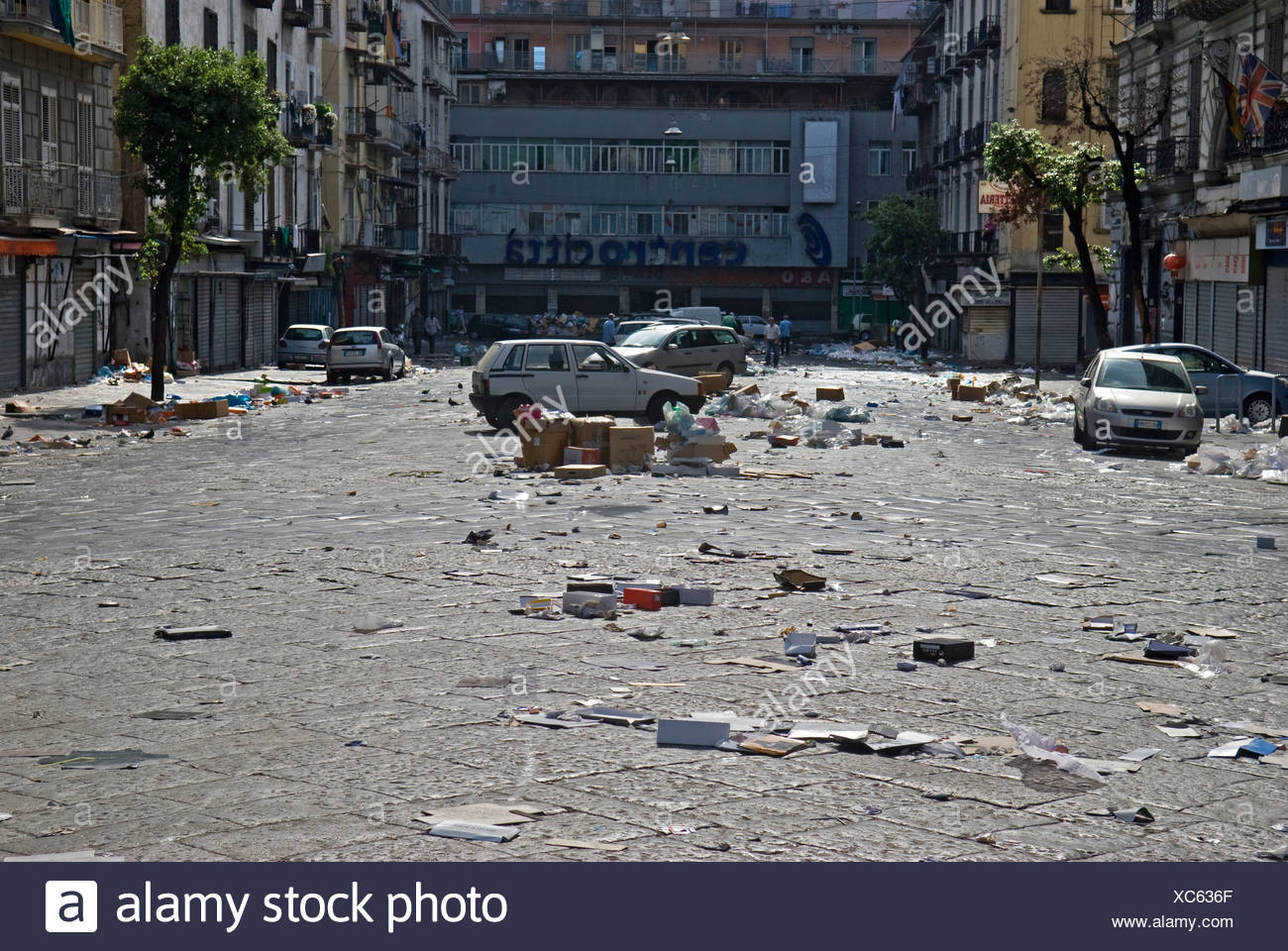 Naples Italy Garbage 2008