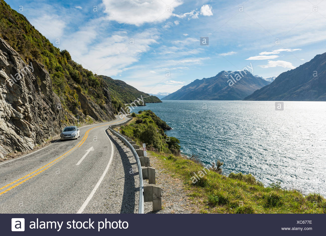 New Zealand Road And Landscape High Resolution Stock Photography and ...