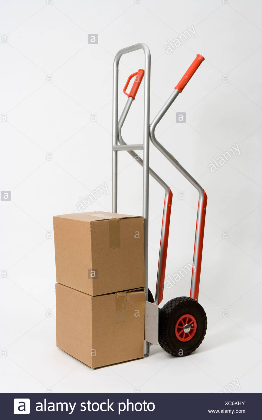 Hand Truck Boxes High Resolution Stock Photography and Images - Alamy