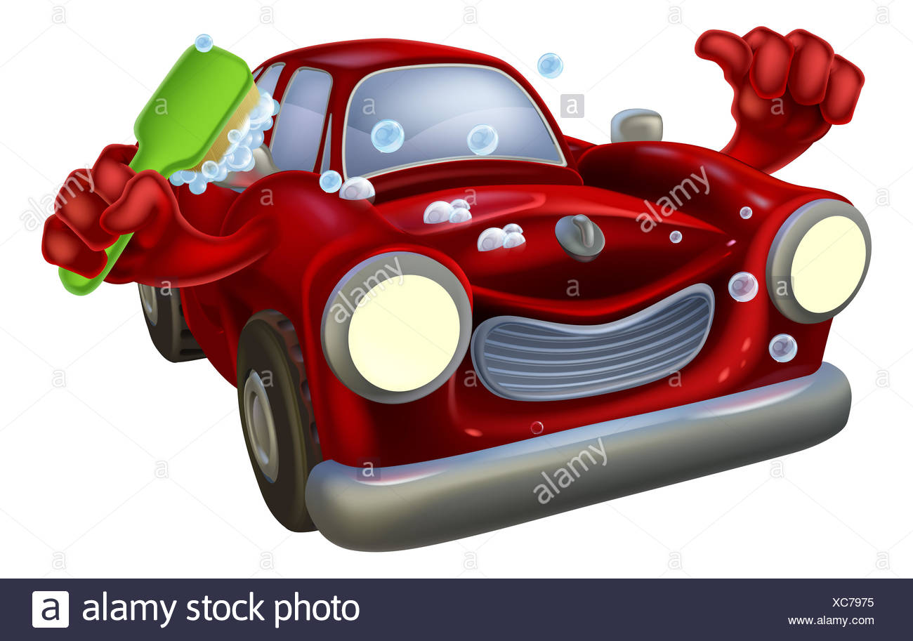 Car Wash Cartoon High Resolution Stock Photography and Images - Alamy