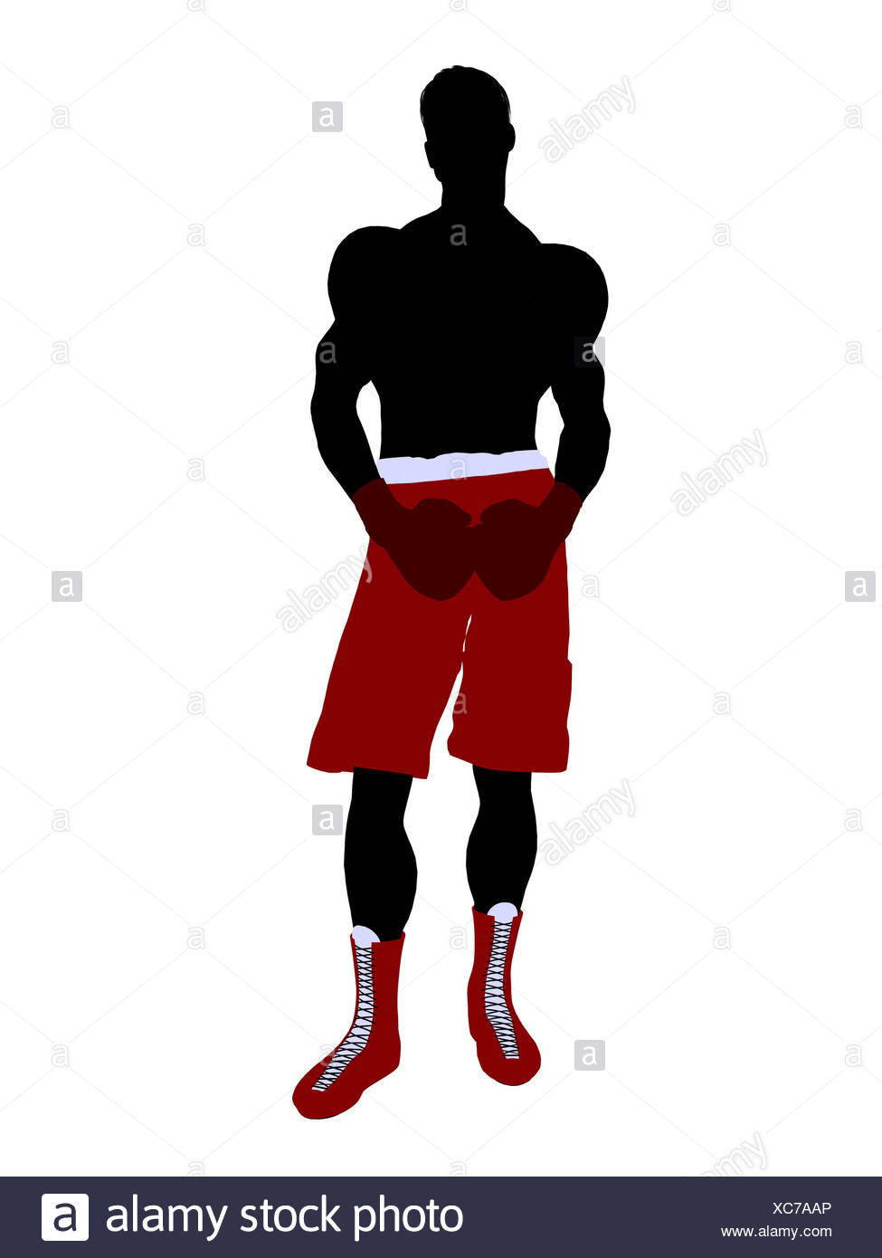 Boxer Silhouette High Resolution Stock Photography and Images - Alamy
