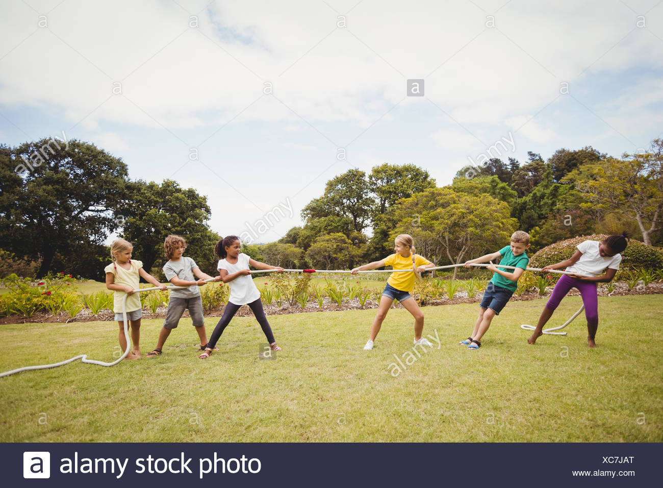 Children Playing Tug War High Resolution Stock Photography and Images ...