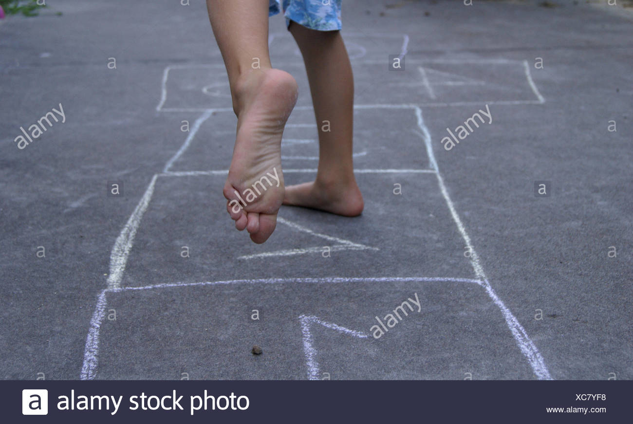 Hopscotch Game High Resolution Stock Photography and Images - Alamy