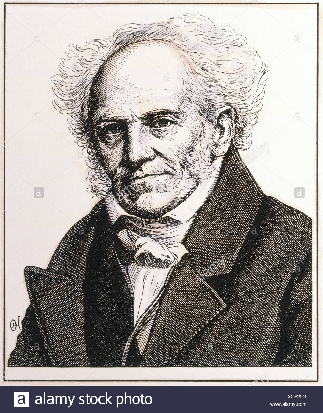 Arthur Schopenhauer 1788 1860 German High Resolution Stock Photography ...
