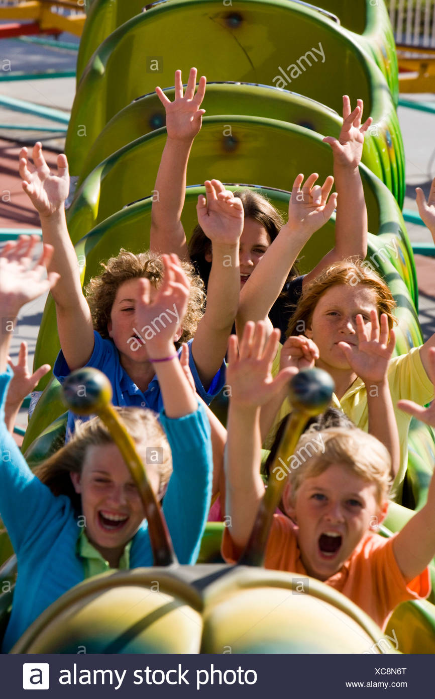 Roller Coaster Children High Resolution Stock Photography and Images ...